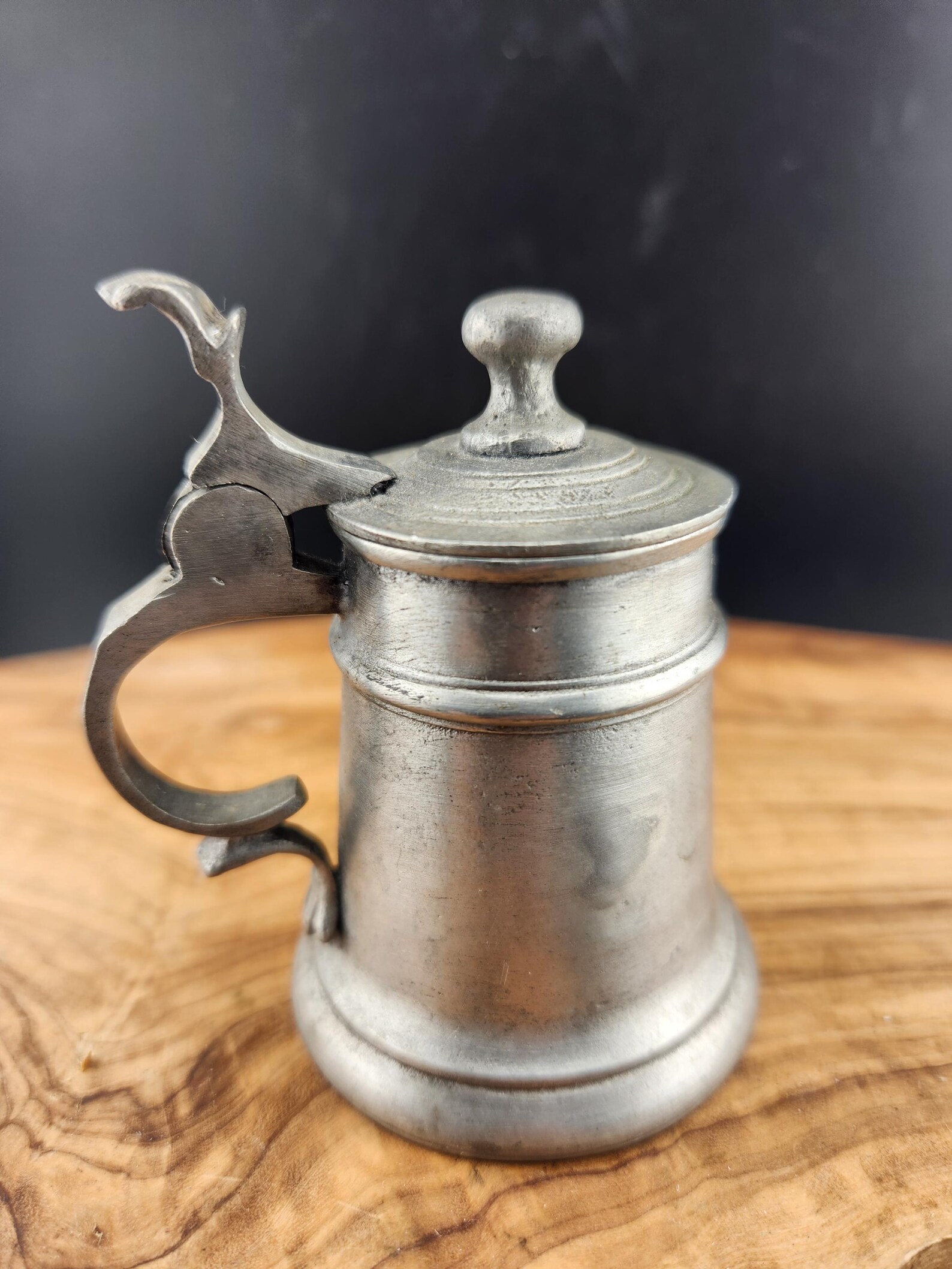 Vintage Collectible Mini Stein With Hinged Lid - Marked 95% on the ...