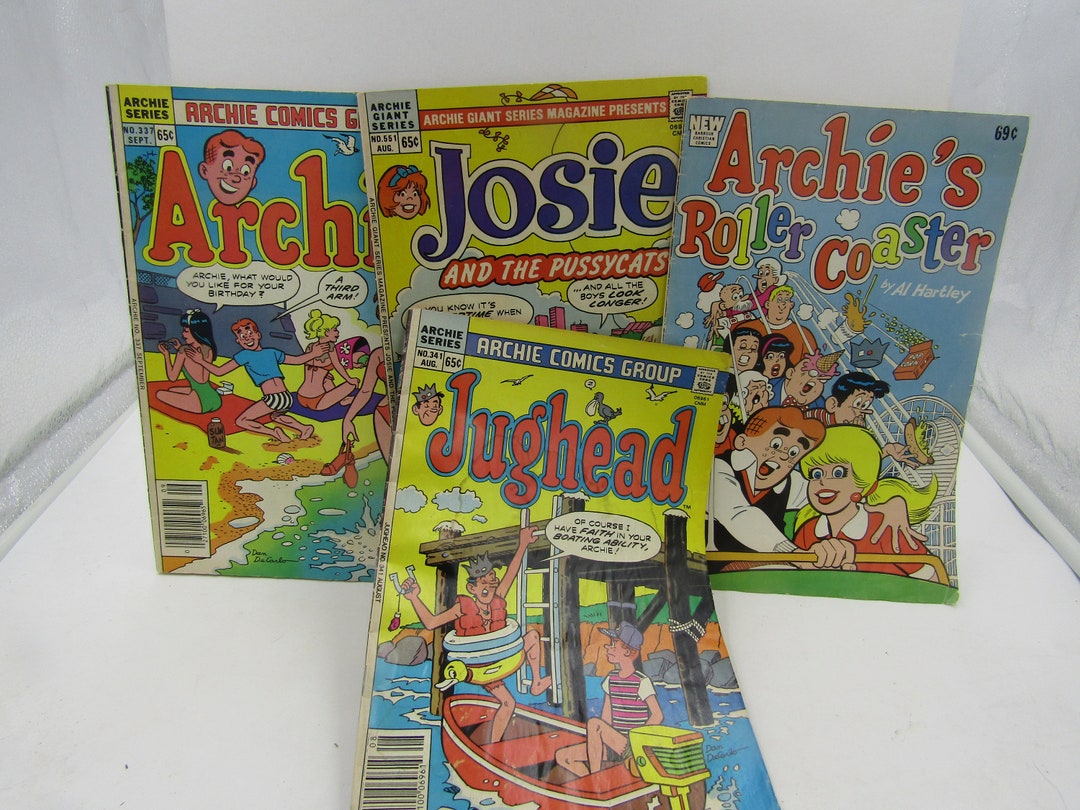 Vintage Comic Book Magazine Set of 4 Archie Comics Group. Archie's ...