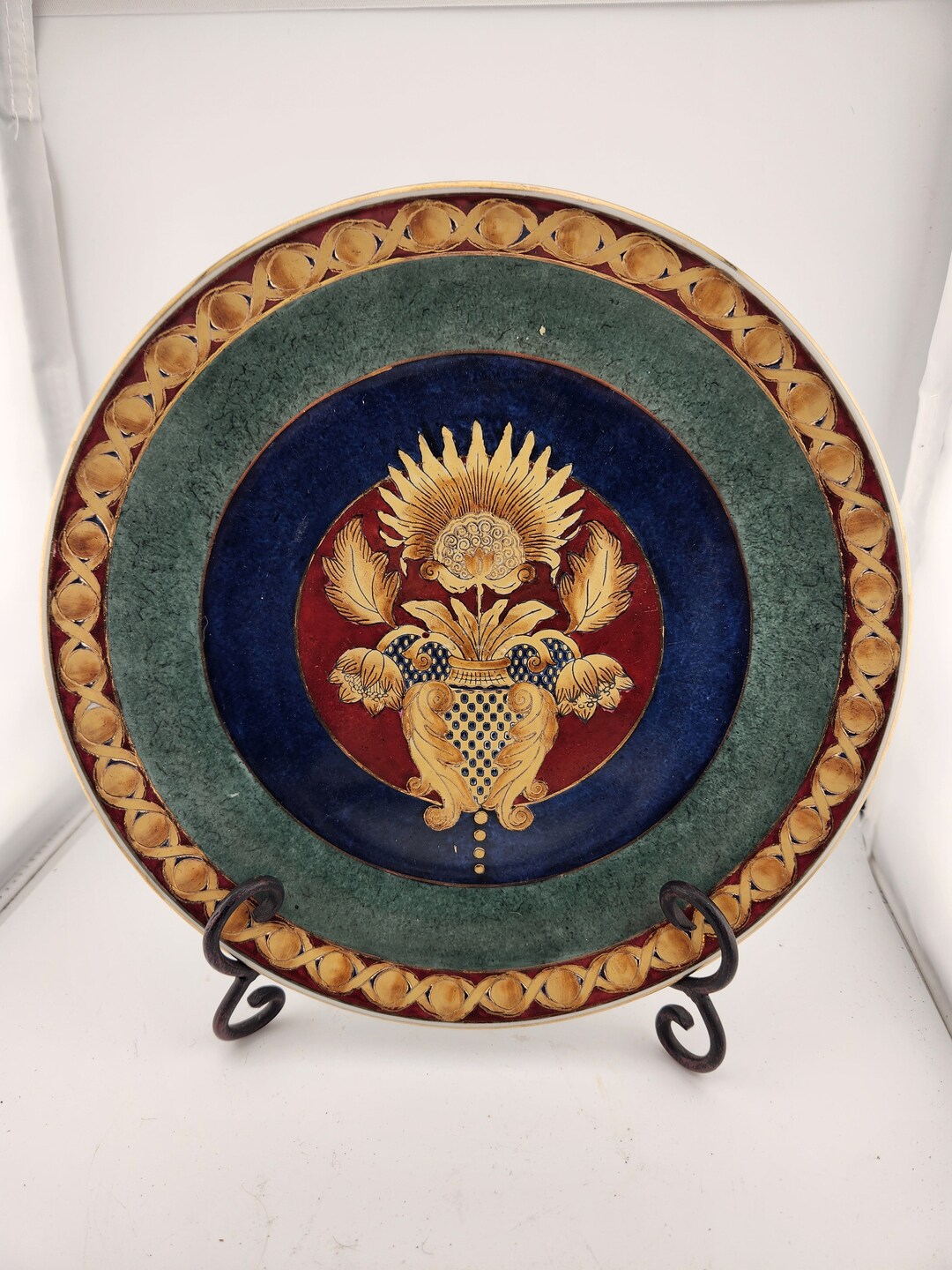Vintage 10" Round Diameter Decorative Collector Plate by Accent ...