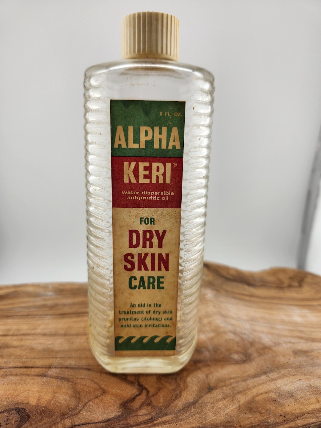 Vintage Collectible Bottle - Alpha Keri for Dry Skin Care - EMPTY - Etsy
