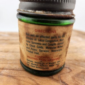Vintage Collectible Bottle - Musterole Rub - NOT FOR CONSUMPTION ...