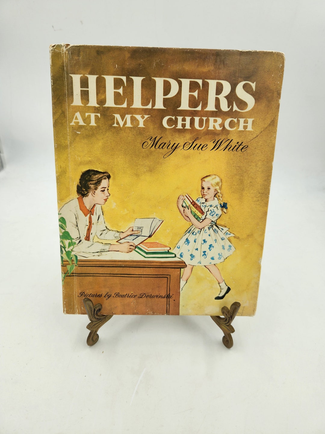 Vintage Children's Book Helpers at My Church by Mary Sue White 1959 - Etsy