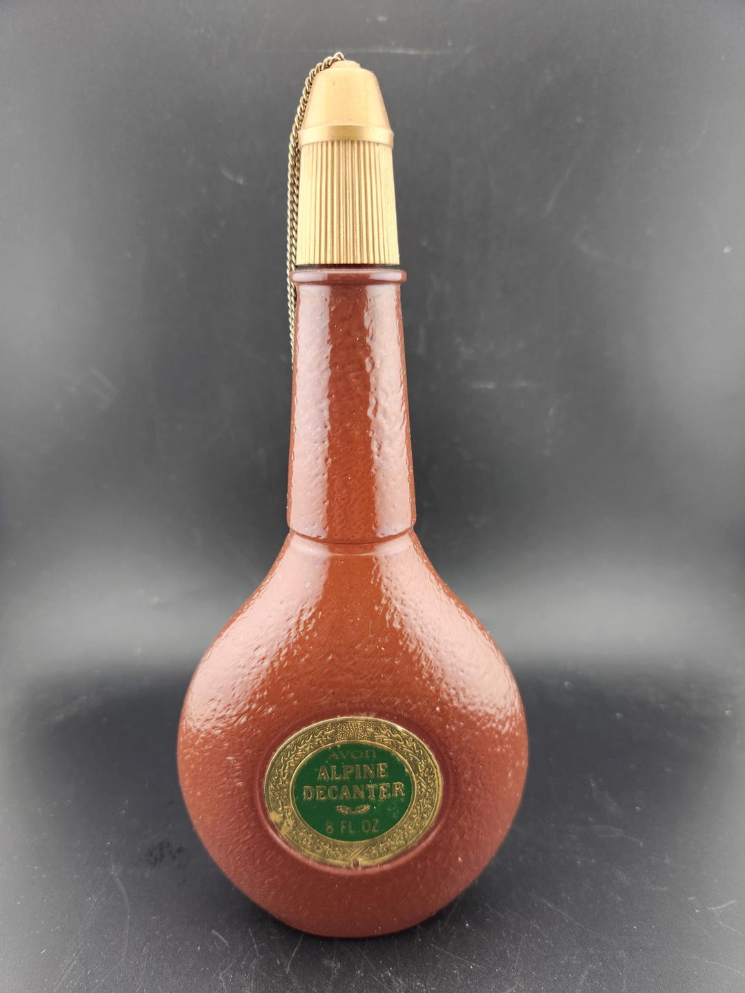 Vintage Collectible AVON Decanter Bottle Made of Brown Glass - EMPTY ...