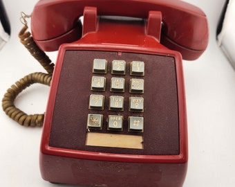 Vintage Western Electric Bell System Push Button Dial Telephone - 5 ...