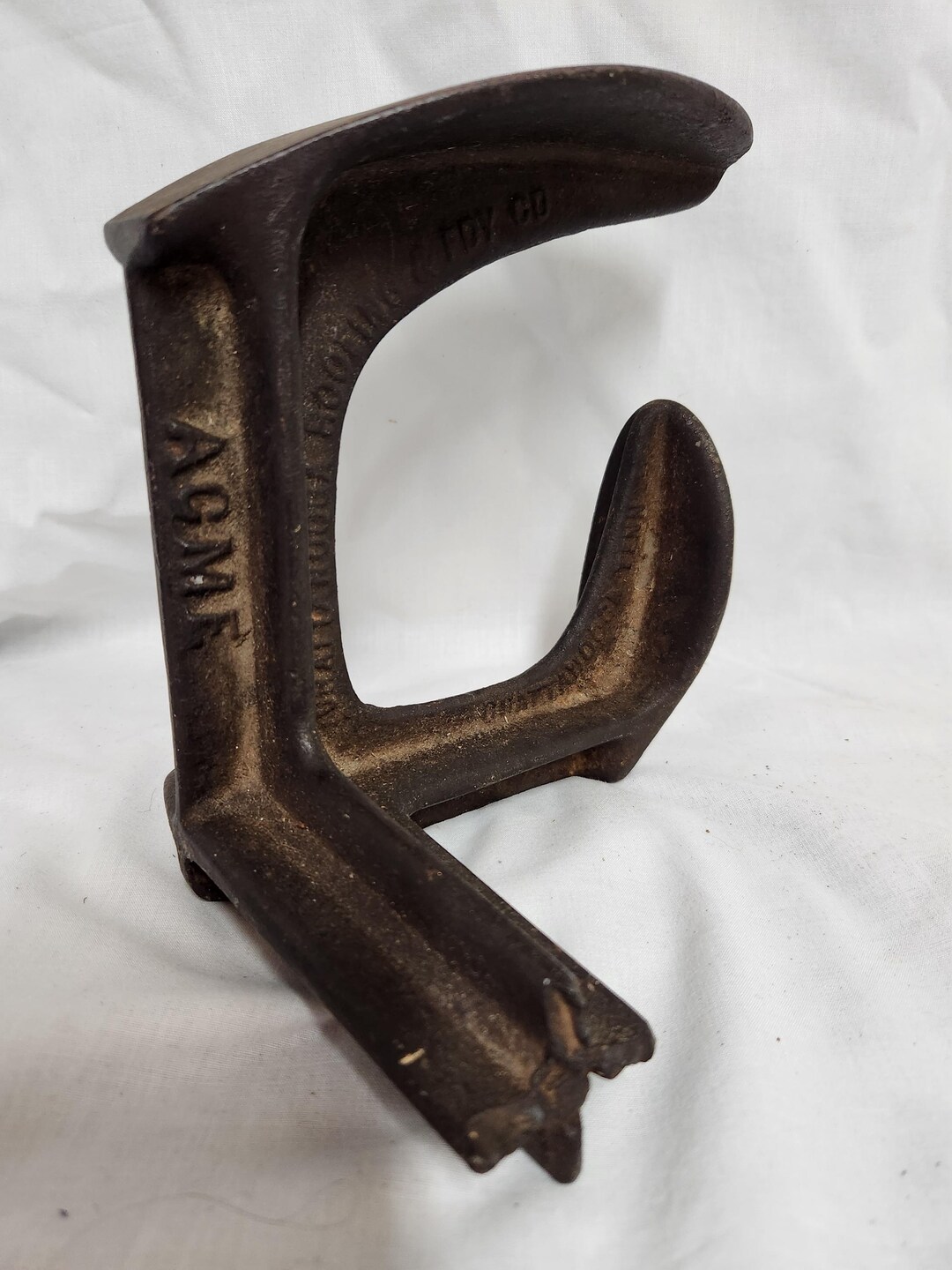 Vintage / Antique Cast Iron Cobbler's Stand From ACME With Twin Head ...