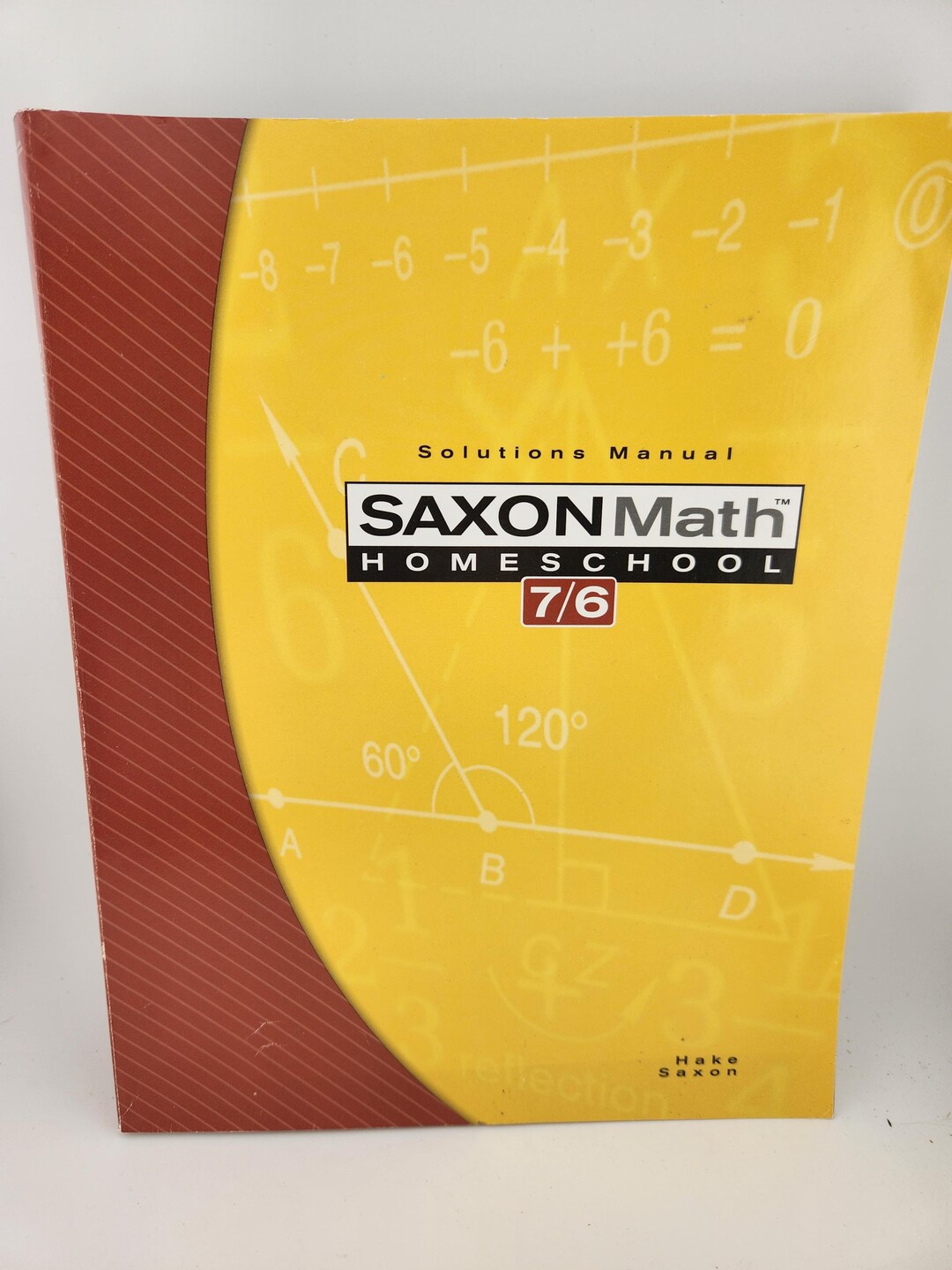Vintage Text Book - Saxon Math Homeschool 7/6 - SOLUTIONS MANUAL - 2005 ...