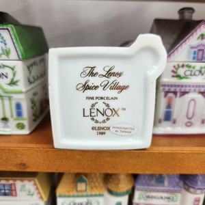Vintage From 1989 the Lenox Spice Village Each Spice Jar and Rack Sold ...
