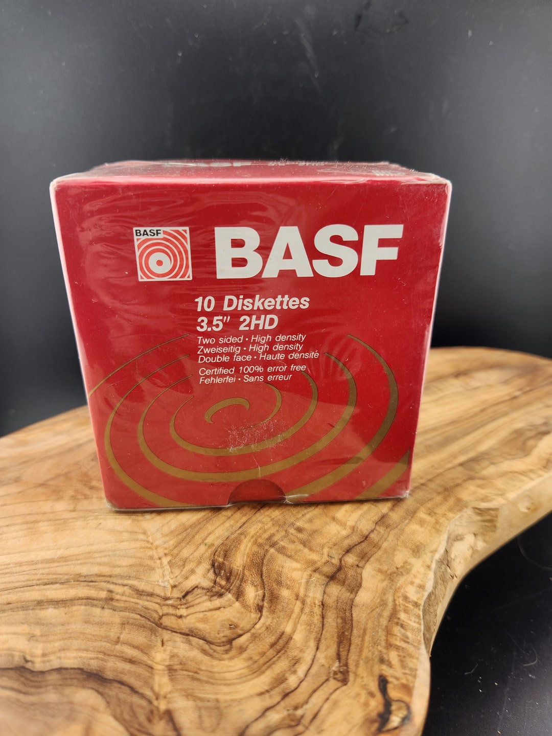 Vintage BASF Unopened Box of 10 3.5" - 2HD Computer Diskettes - Etsy