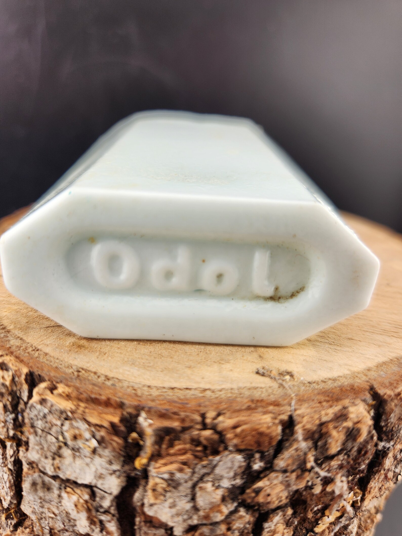 Antique Odol Tooth Powder Bottle empty Milk Glass / Height 4.5 - Etsy