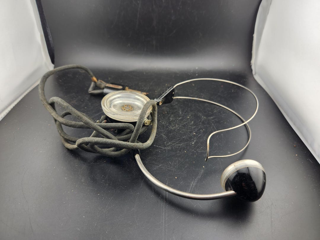 Vintage Headset for an Old Telephone or Switchboard - Not Tested - Mid ...
