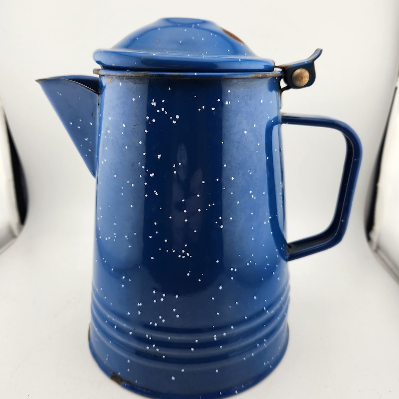 Blue and White 10 Planter - Etsy