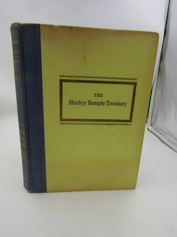 Vintage Book Called the Shirley Temple Treasury 1959 - Etsy