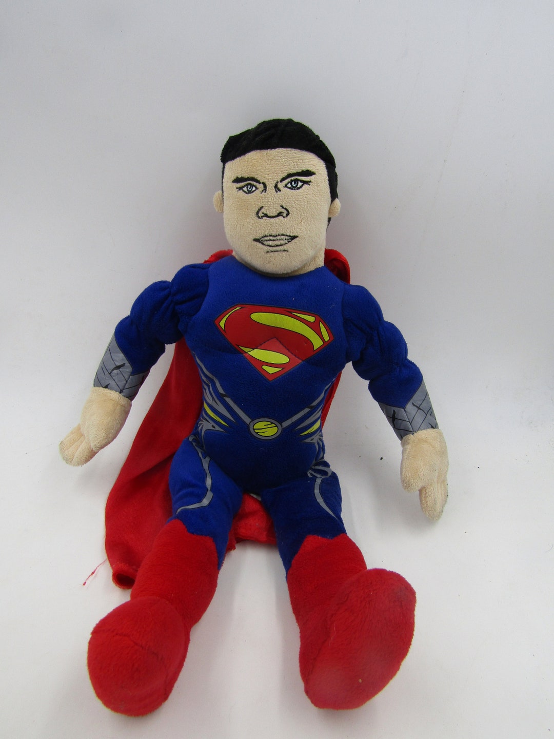 Vintage 16" Stuffed Superman Man of Steel - Etsy