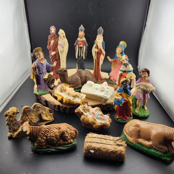 Nativity Set Resin - Etsy