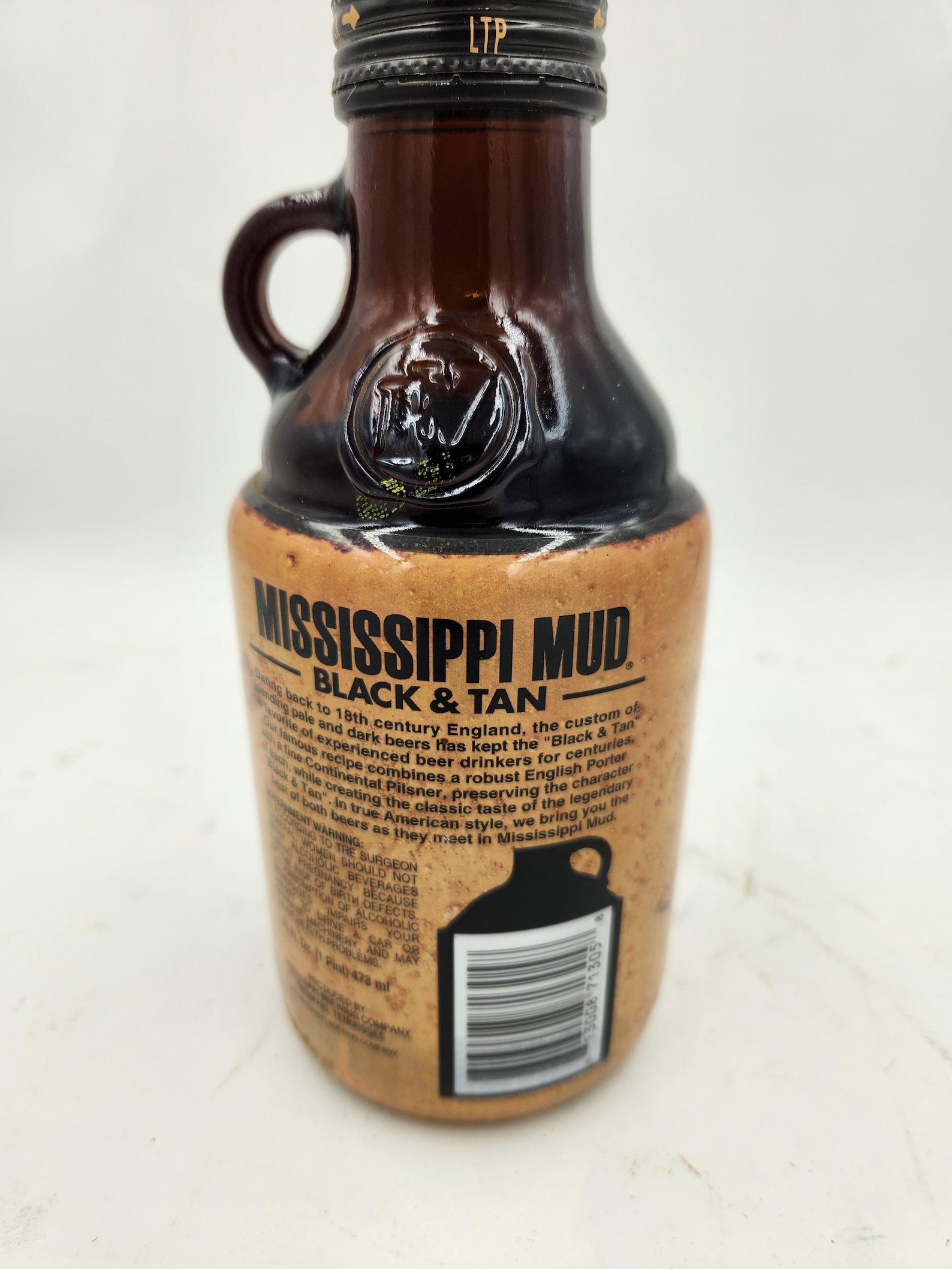 Vintage EMPTY Black and Tan 1 Pint Mississippi Mud Beer Bottle With ...