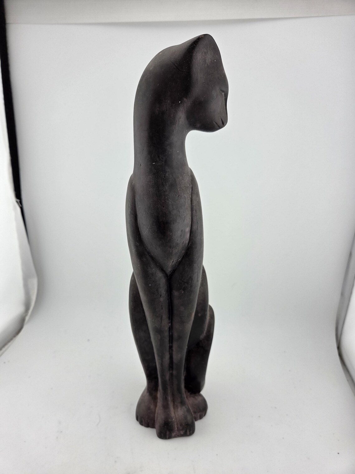 Vintage Cast Metal (over 2 Lbs.) Art Deco Cat Figurine - Height 11.5 ...