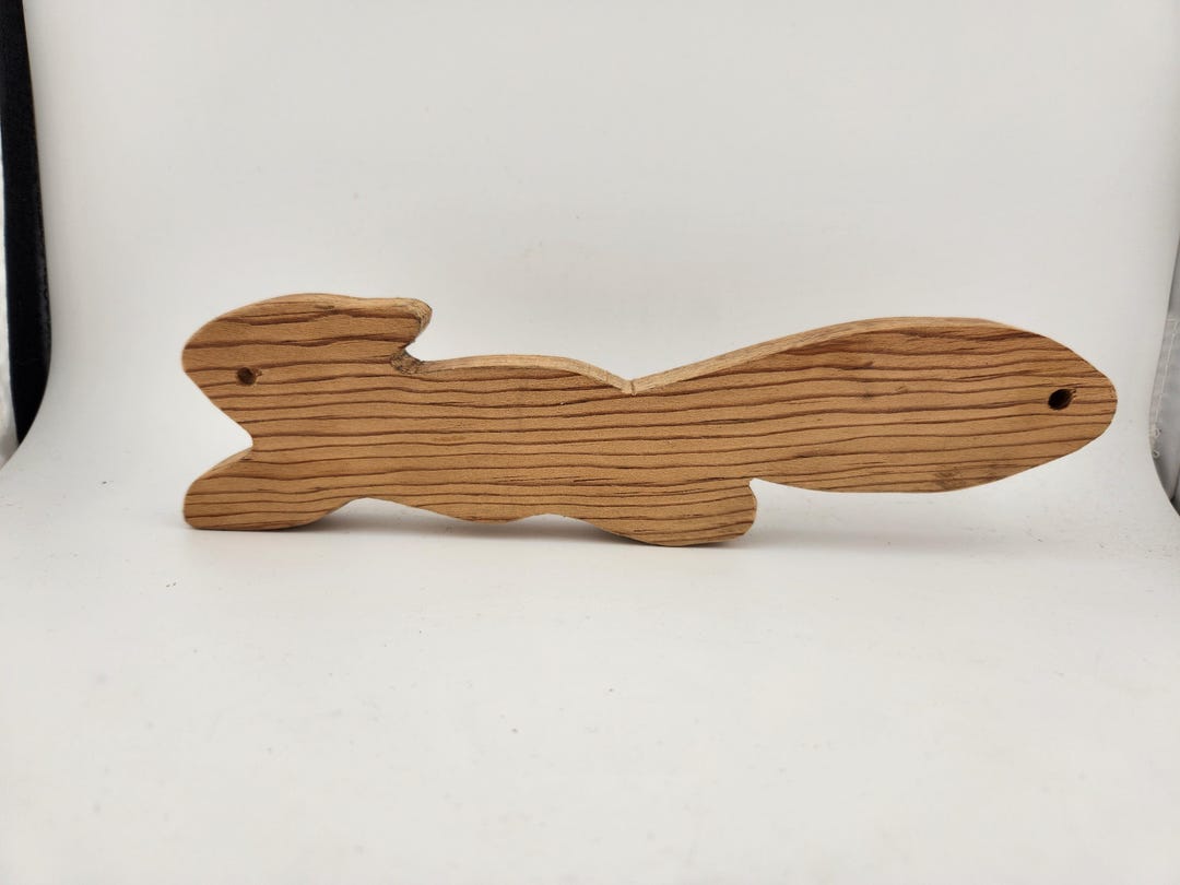 Vintage Carved Wooden Squirrel Oven Rack Pull / Hold Tail and Use Back of Head to Pull Out Rack ...