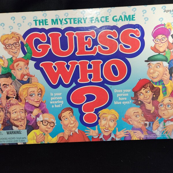 Guess Who Cards - Etsy