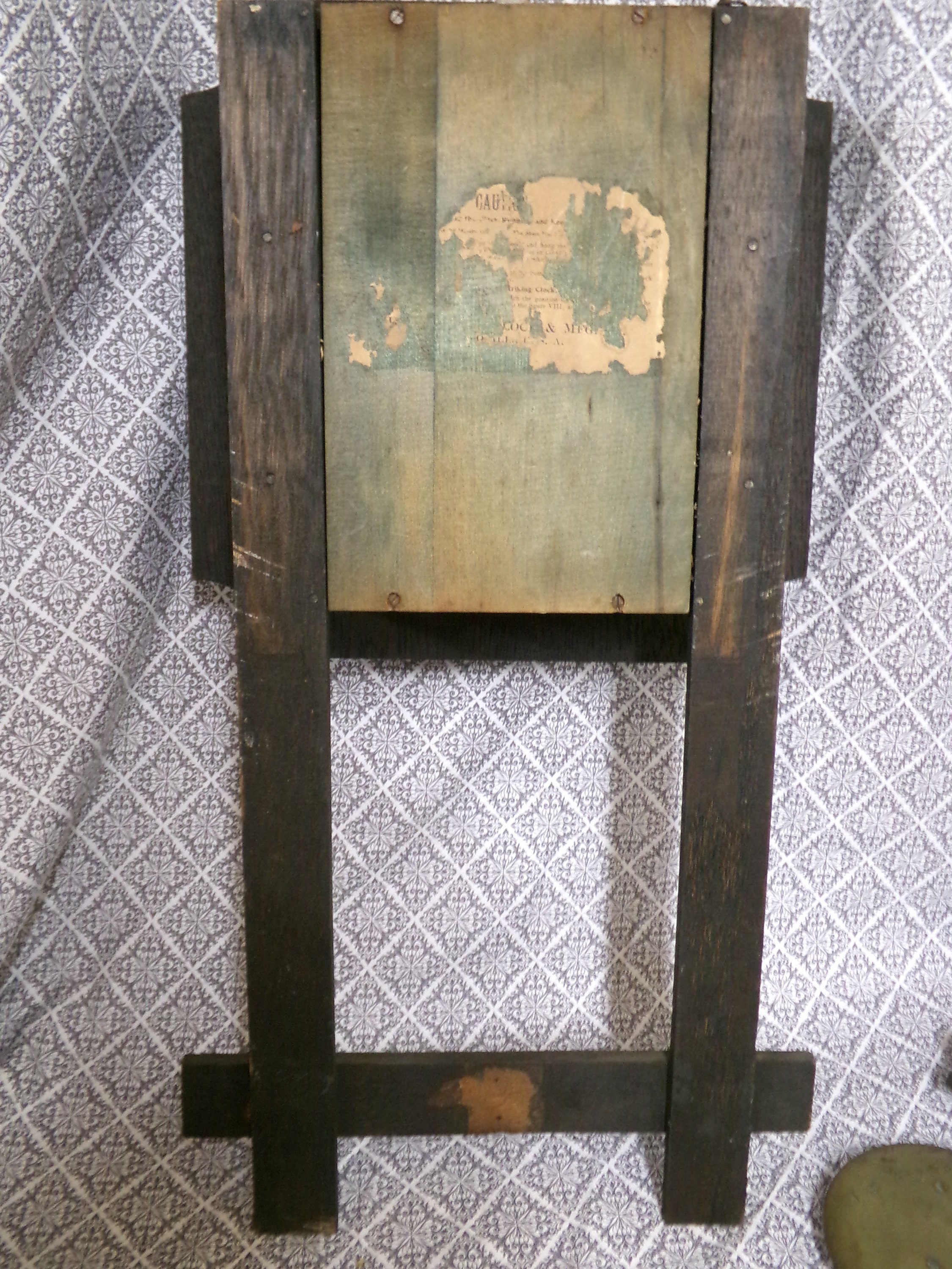 Antique Mission Style Wooden Wall Clock With Pendulum and Key - Etsy