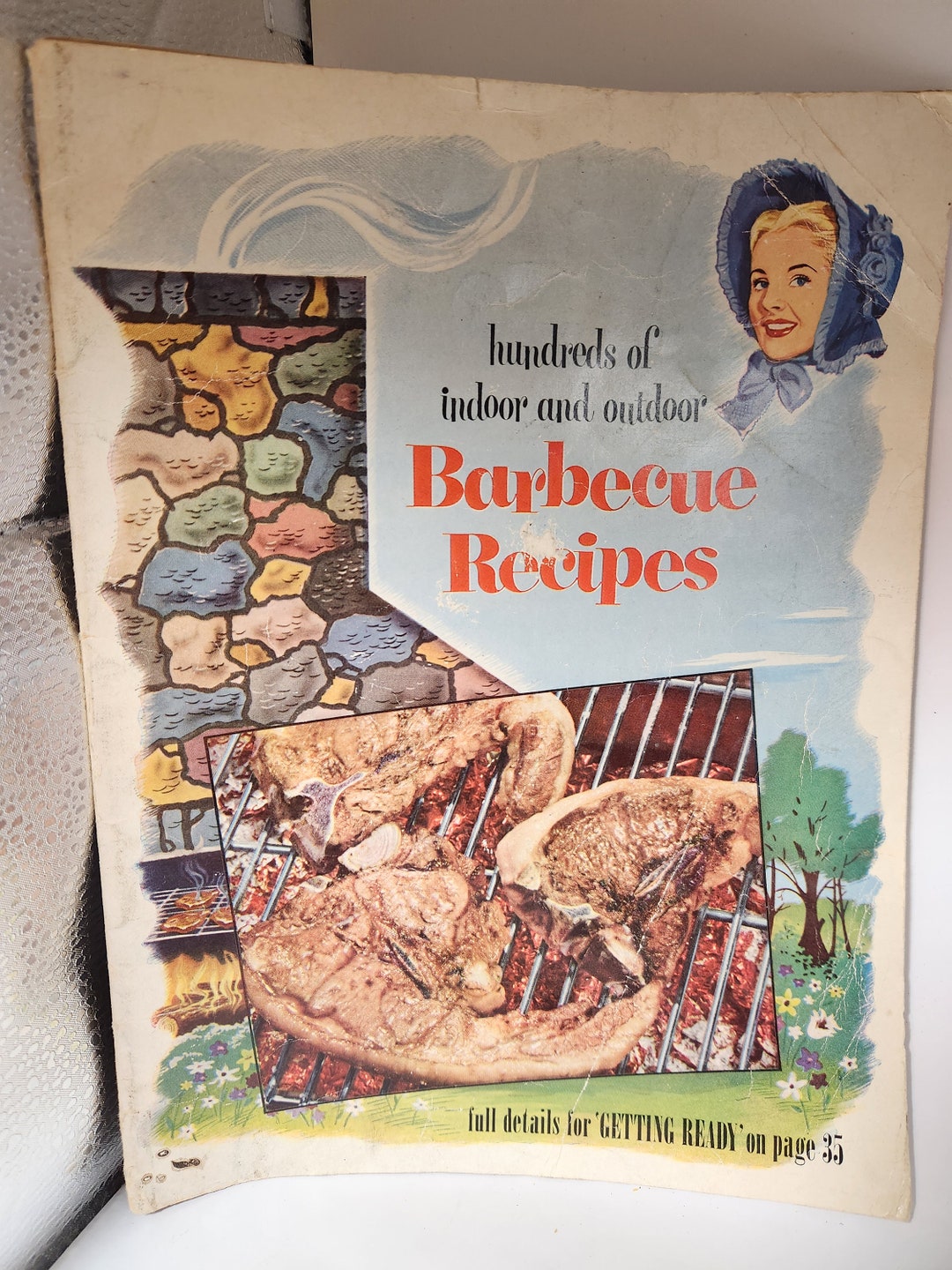 Vintage Booklet / Magazine Hundreds of Indoor and Outdoor Barbecue ...