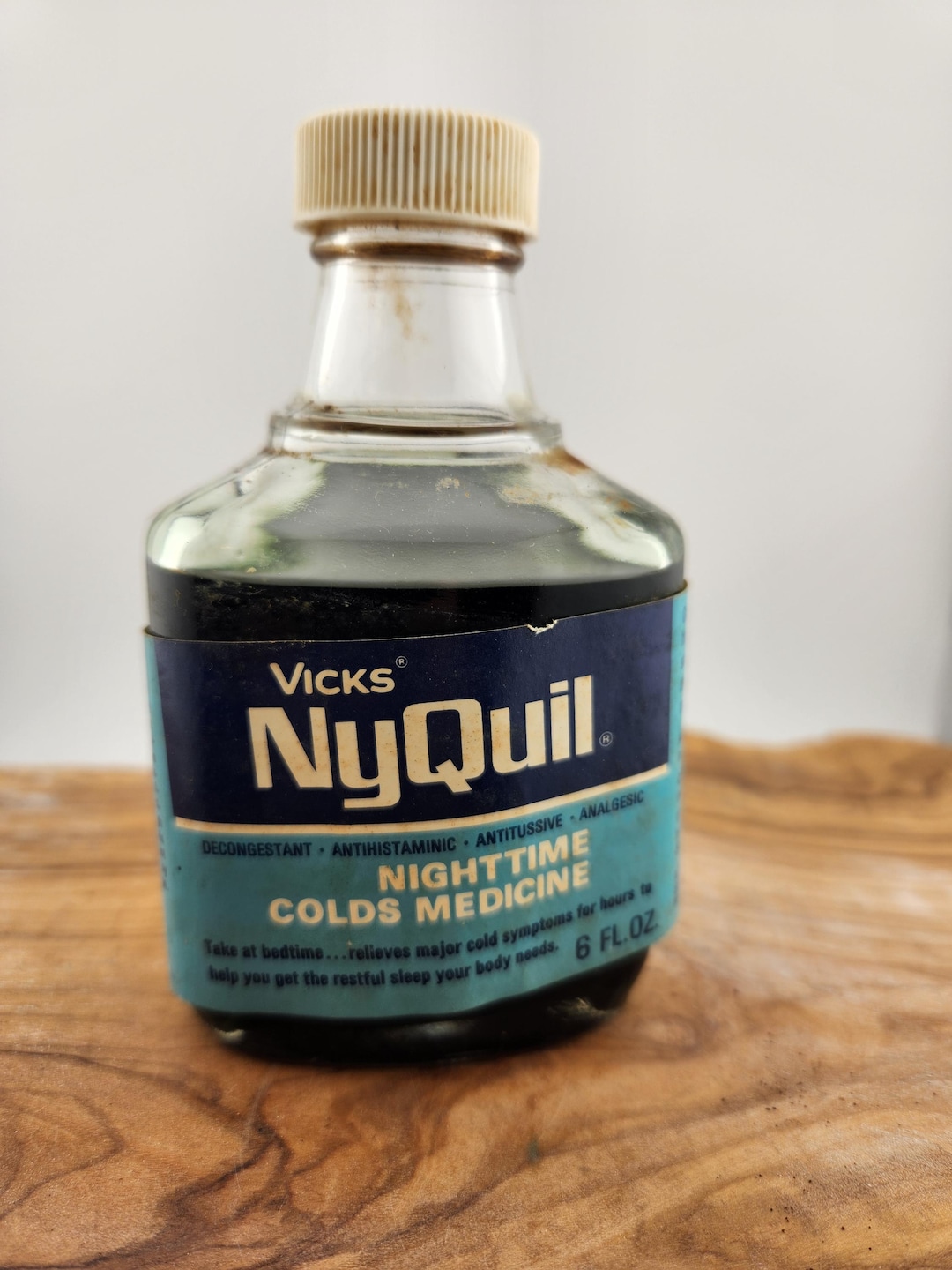 Vintage Collectible Bottle Vicks Nyquil Nighttime Colds - NOT for Use ...