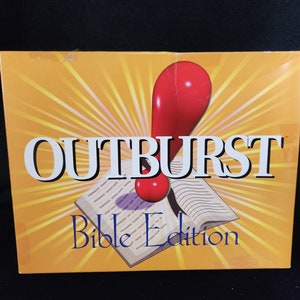 Vintage Complete Outburst Bible Edition Game - Challenging and ...