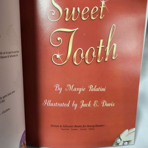 Vintage Children Book Sweet Tooth From the Creators of Bedhead - Margie ...