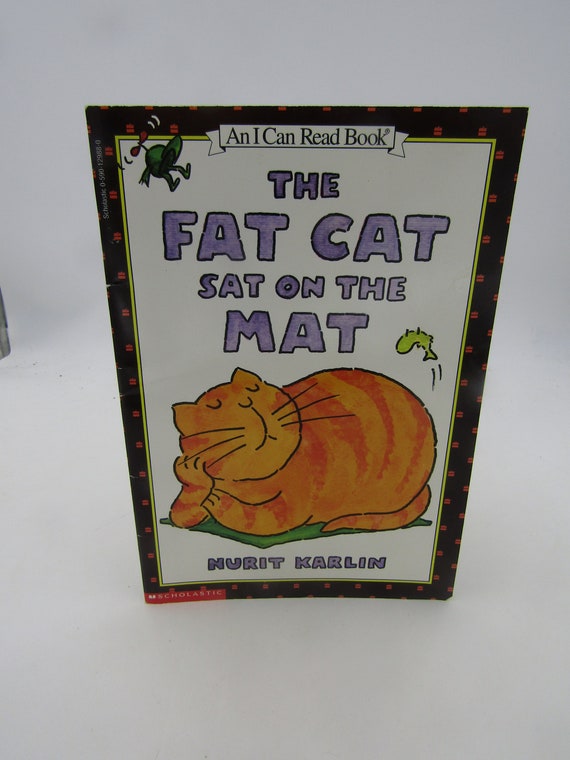 Vintage Book the Fat Cat Sat on the Mat an I Can Read Book - Etsy