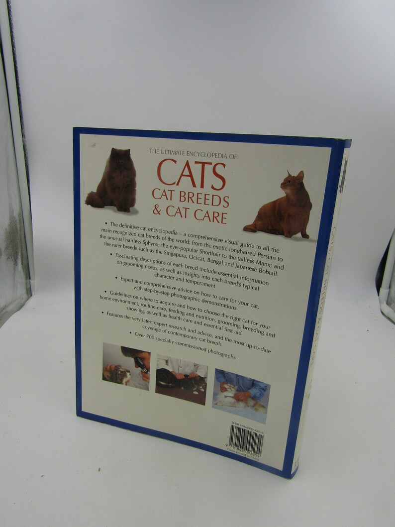 Vintage Book Called the Ultimate Encyclopedia of Cats - Cat Breeds ...