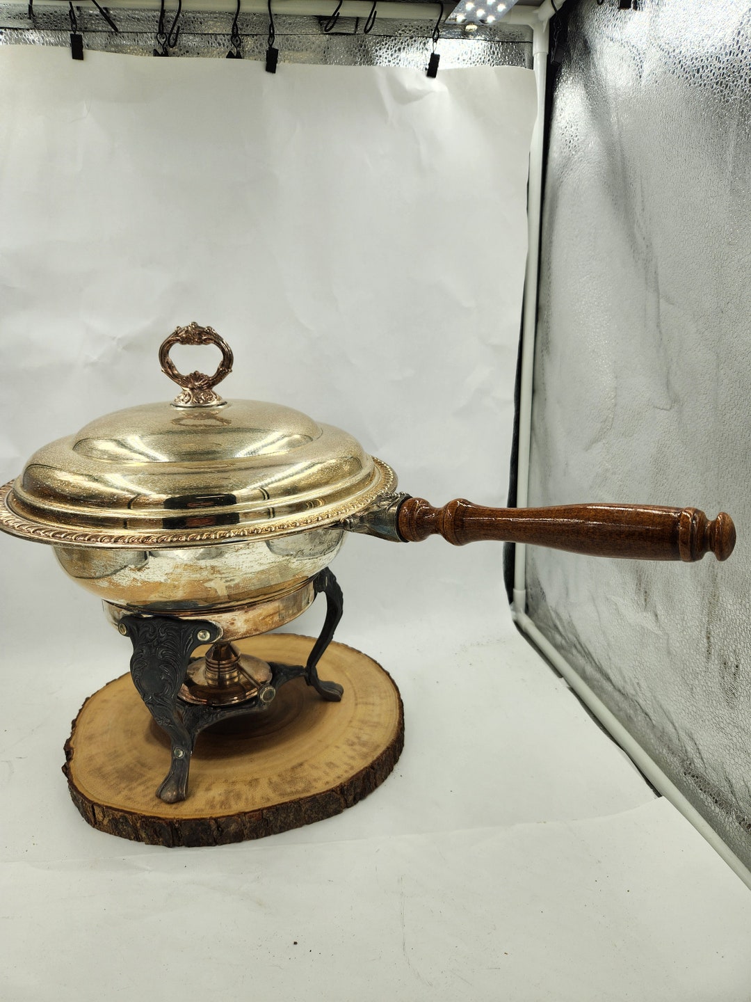 Vintage Sheridan Silver Chafing Dish (see Below for Important Notes ...