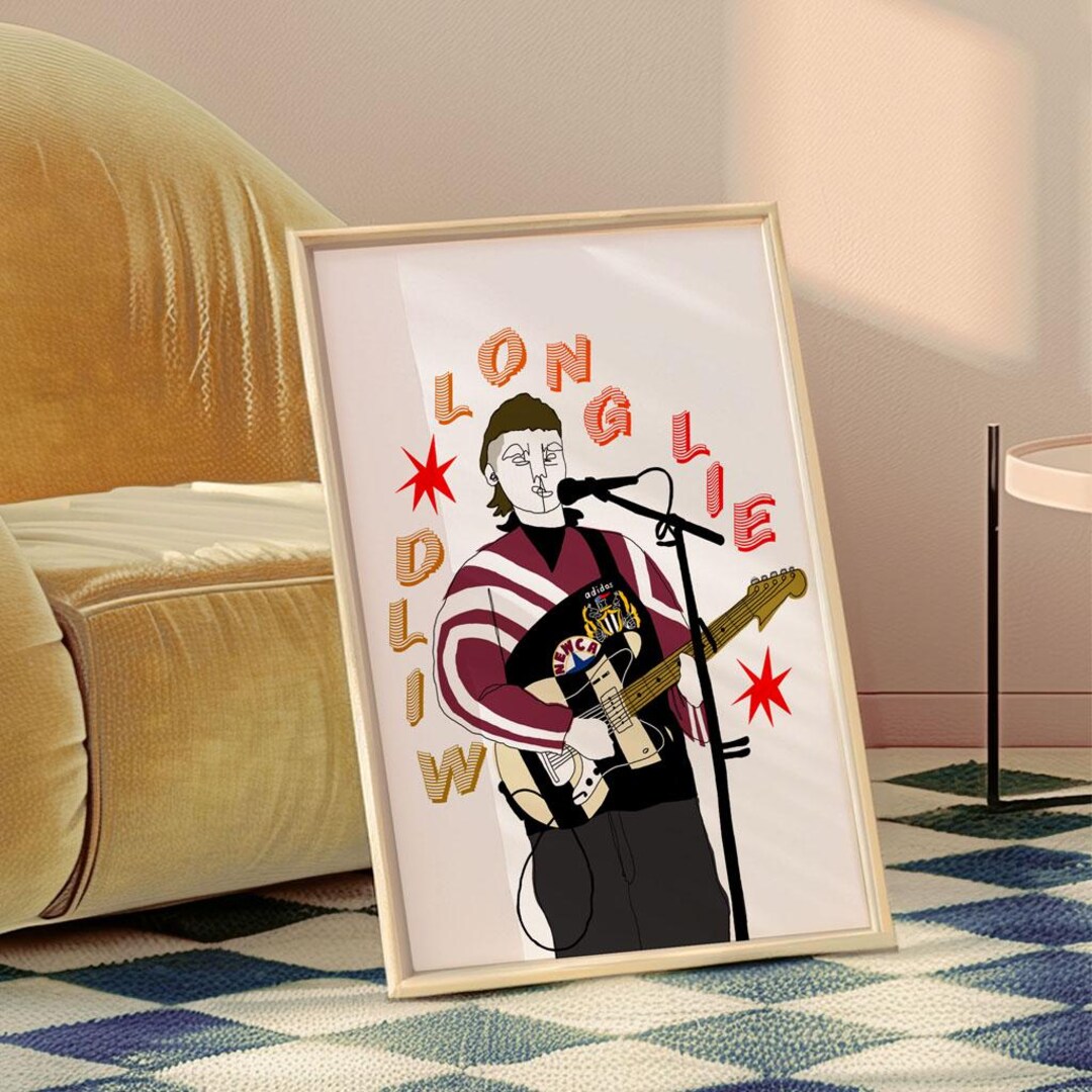 Sam Fender Print: Geordie Musician, Satin Paper (A4/A3) - Etsy