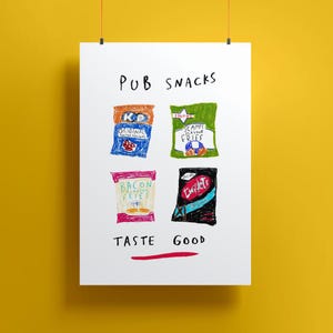 Pub Snacks Taste Good - Etsy
