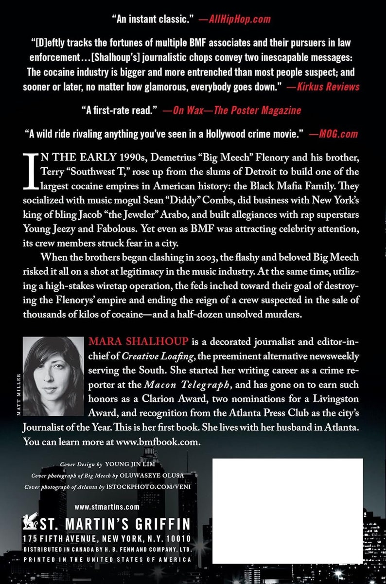 BMF: the Rise and Fall of Big Meech and the Black Mafia Family - Etsy