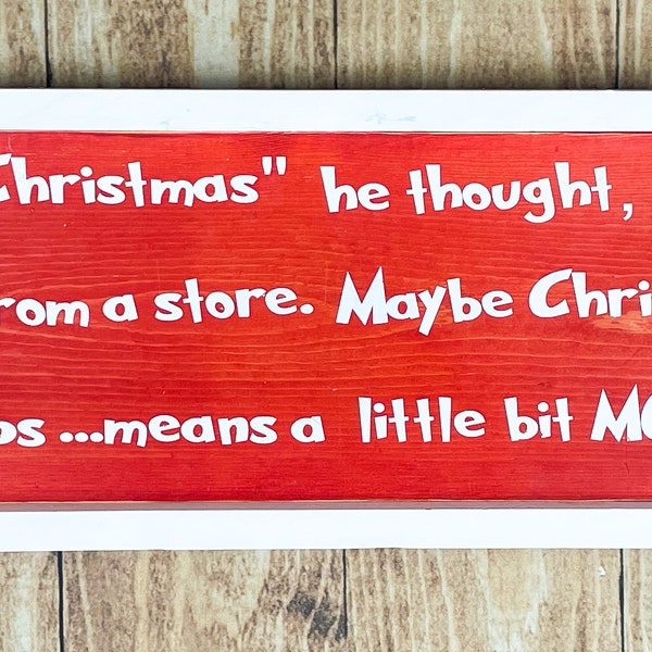 Rustic Holiday Sign - Etsy