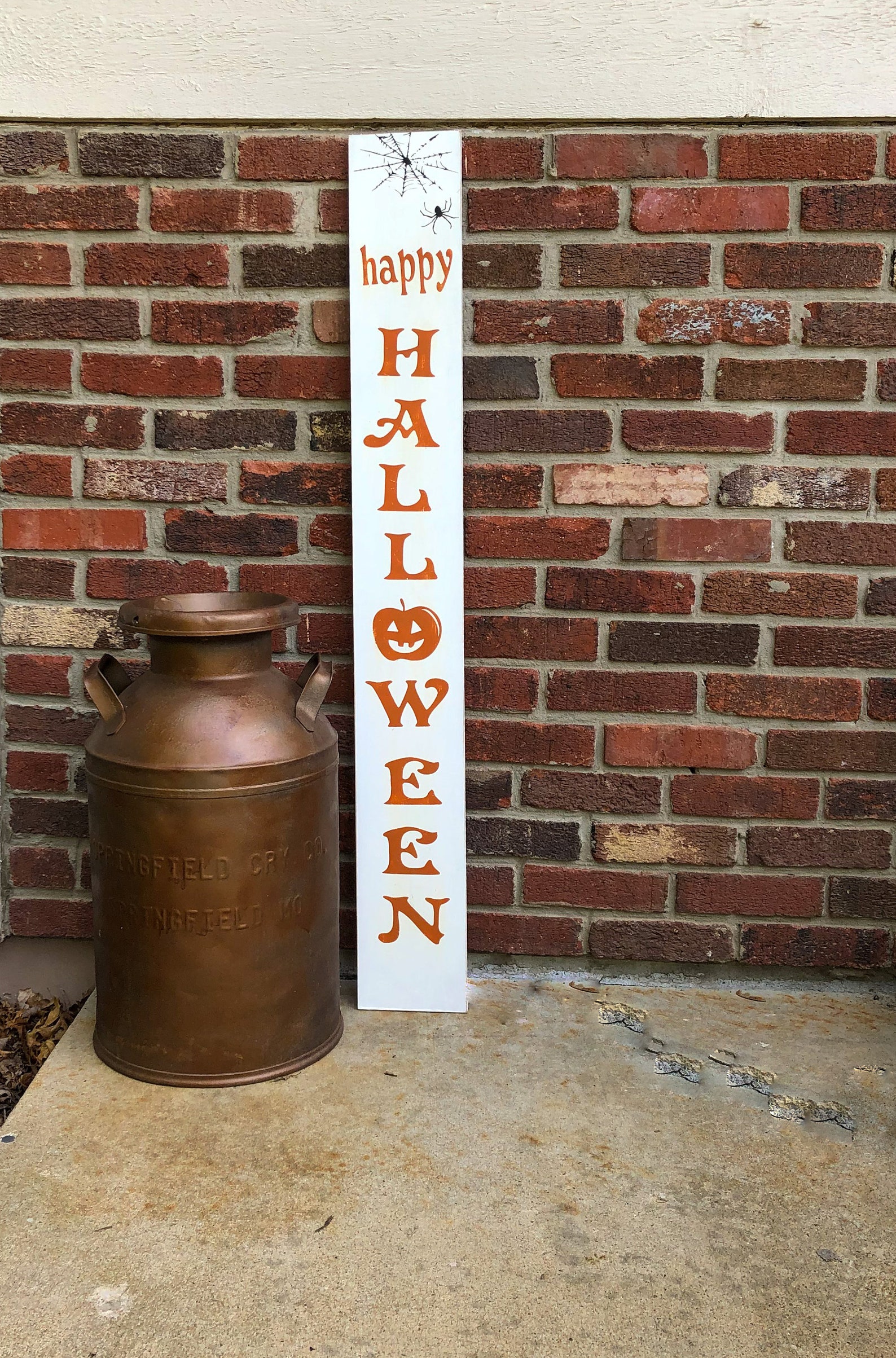 Rustic Happy Halloween Welcome Fall Porch Sign Fall Porch - Etsy