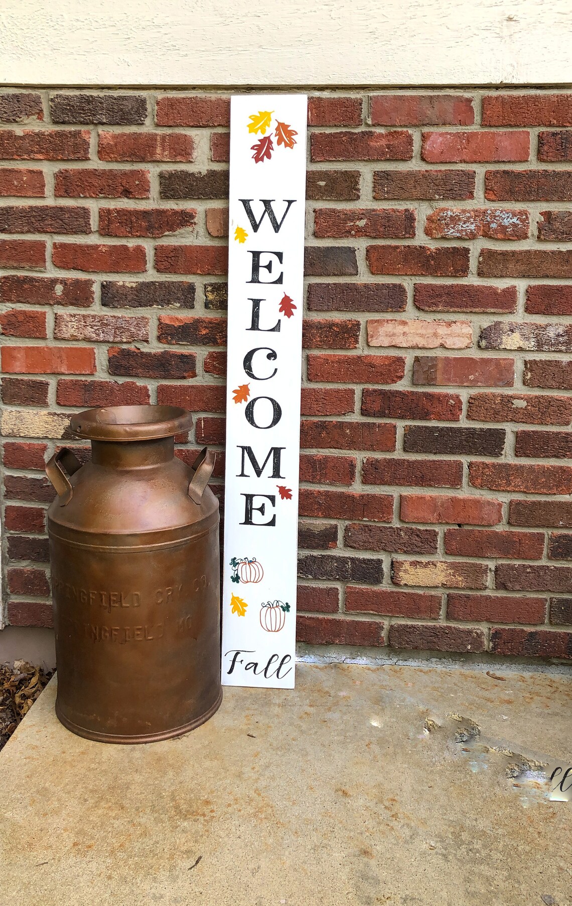 Rustic Happy Halloween Welcome Fall Porch Sign Fall Porch - Etsy