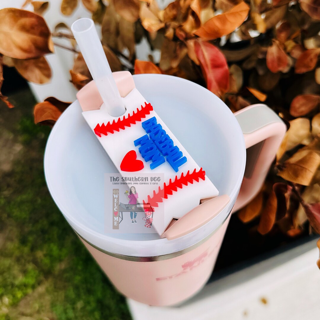 Baseball Stanley Name Tag, Baseball Mom Stanley Name Plate, Stanley ...