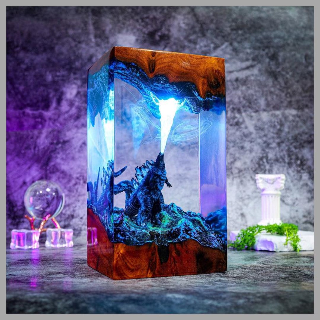 GO.DZIL.LA Monster Night Light Atomic Breath Resin Lamp Go.dz.illa ...