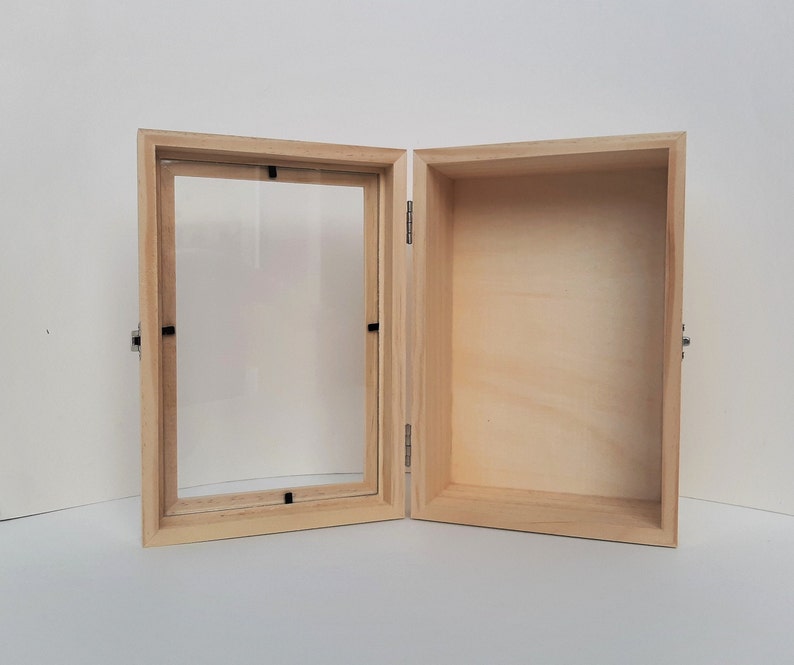 Deep Wooden Shadow Box Frame Memories Box Picture Frame for | Etsy