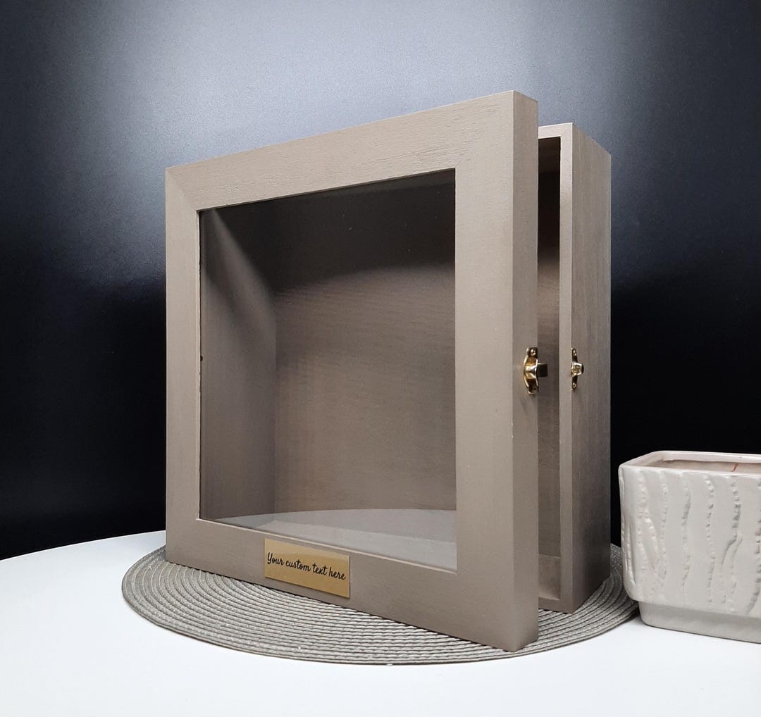 Extra Deep Empty Shadow Box Frame With Glass, Display Case, Memory Box ...