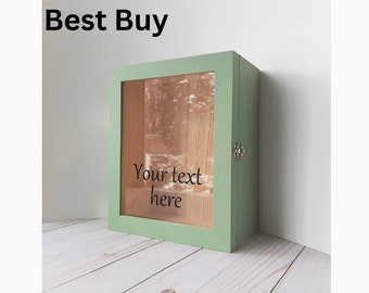 Extra Deep Empty Wooden Personalized Shadow Box Frame Glass - Etsy