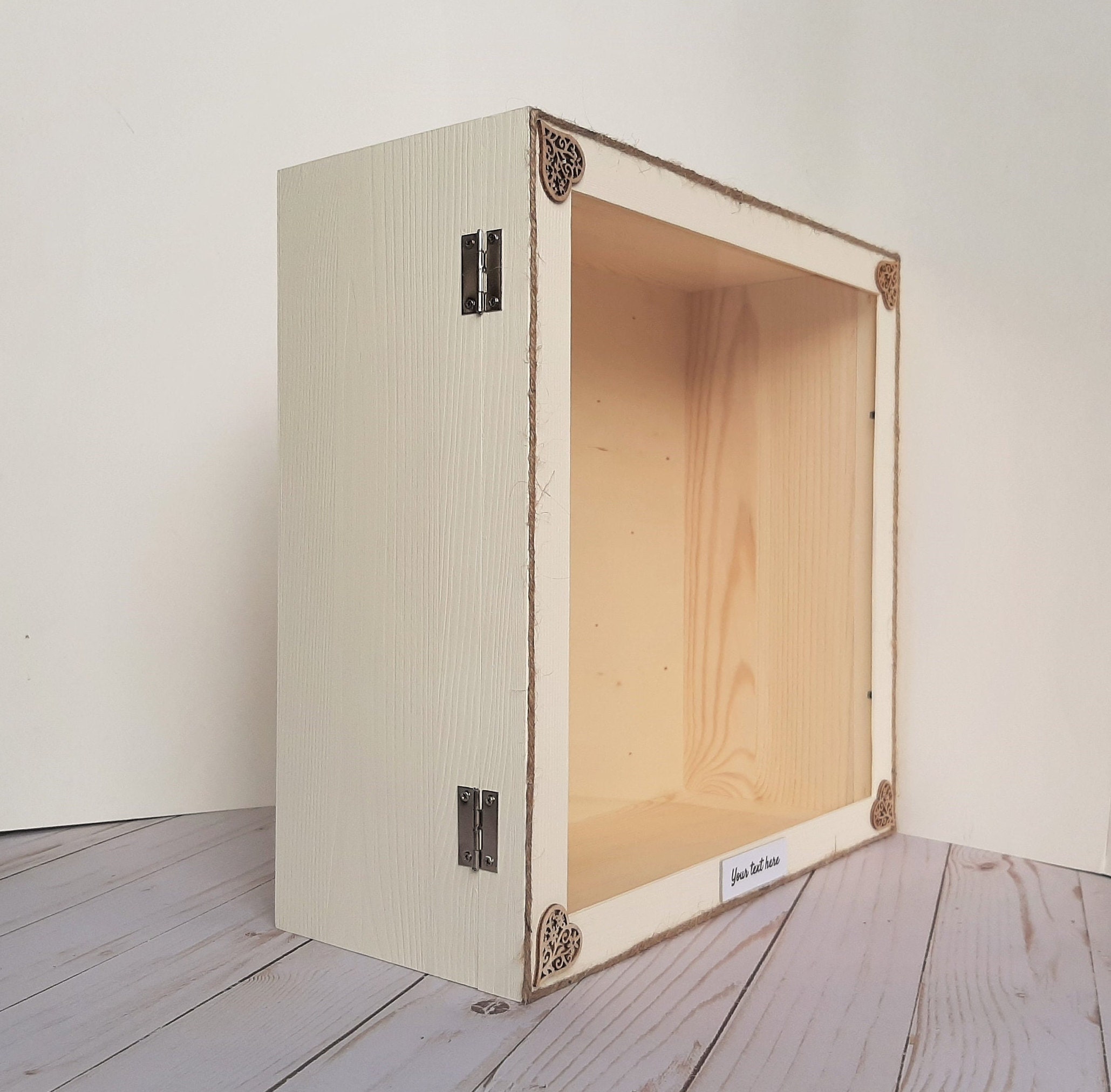 Large Extra Deep Wooden Personalized Shadow Box Frame With - Etsy Canada