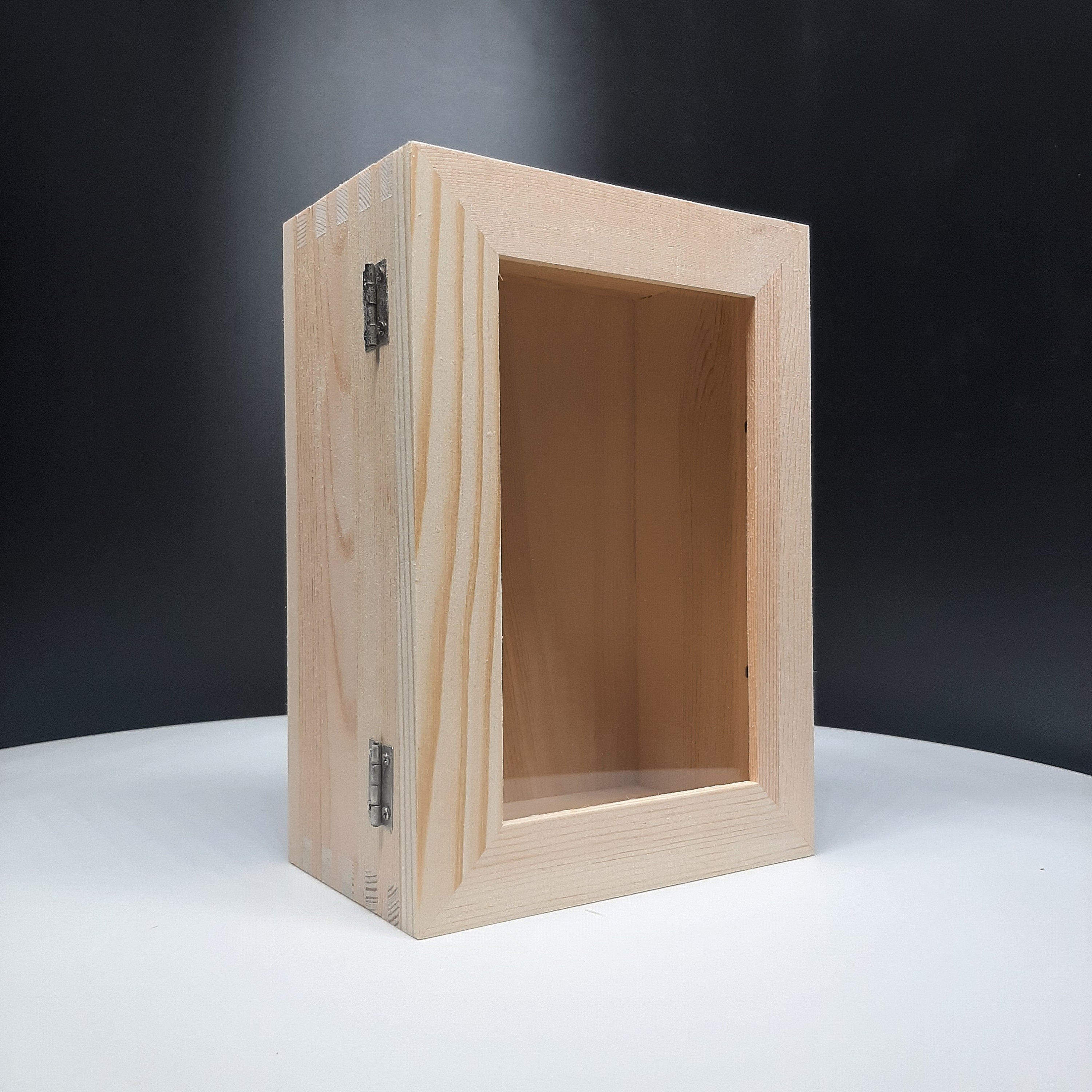 Deep Wooden Shadow Box Frame, Memories Box, Picture Frame for Living ...