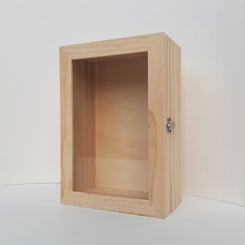 Extra Deep Large Wooden Shadow Box Frame With Glass Memories - Etsy