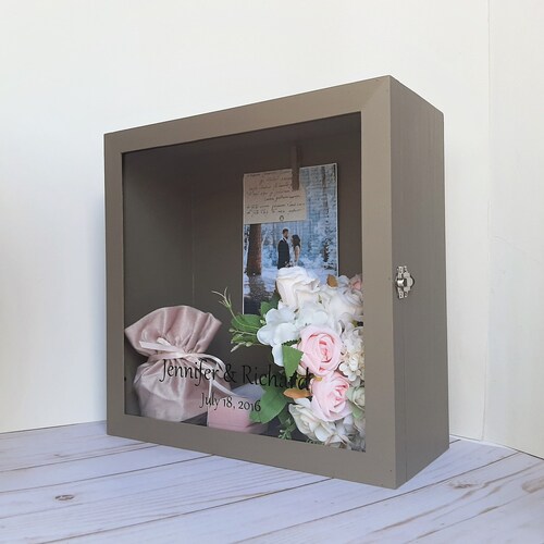 Deep Empty Wooden Personalized 12x12 Shadow Box Frame With - Etsy Canada