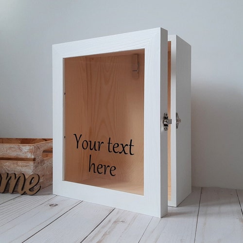 Small Shadow Box Frame With Glass Wood Memory Box Picture - Etsy Canada