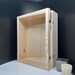 16x20 Extra Large Deep Wooden Shadow Box Frame With Glass Door, Memory ...