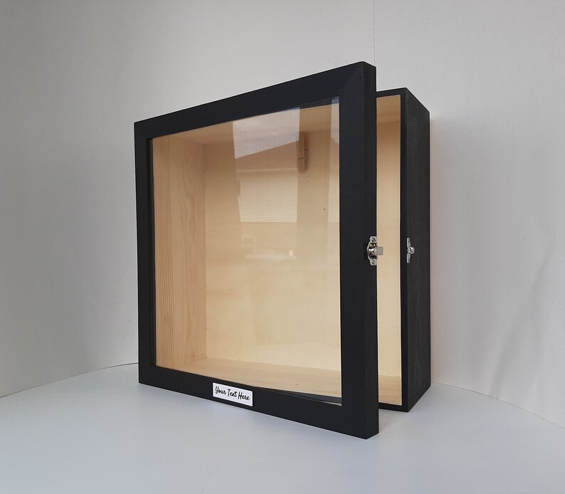 Large Extra Deep Wooden Personalized Shadow Box Frame With - Etsy