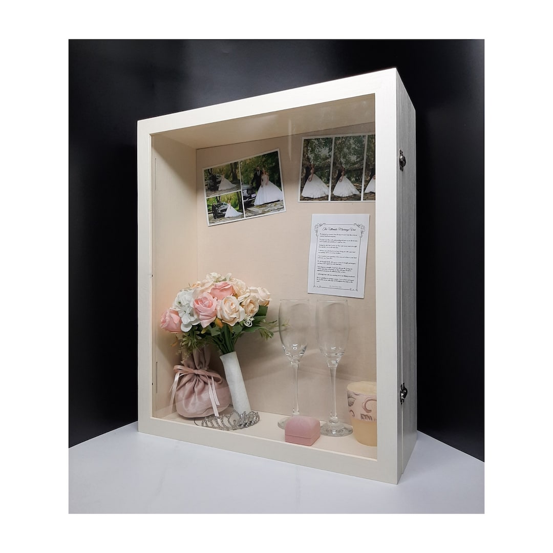 Large Extra Deep Shadow Box Frame With Glass, Memory Box, Dispay Case ...