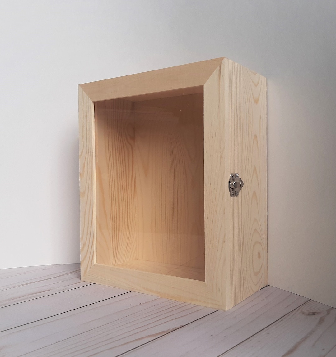 8x10 Deep Wooden Shadow Box Frame, Memories Box, Picture Frame for ...